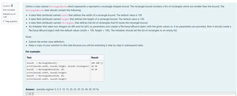 Solved Define A Class Named Rectangle Which Represents