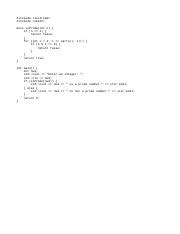Check If A Number Is Prime In C With Example Code Course Hero
