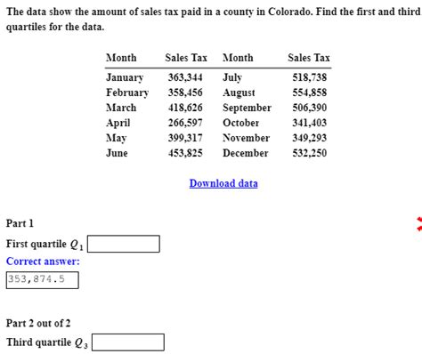 Solved I Want To Know How To Find First Quartile And Third Chegg Com