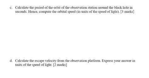 This Is All 1 Question On My Astrophysics Homework