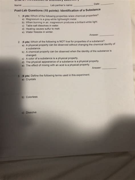solved date name lab partners name се post lab questions