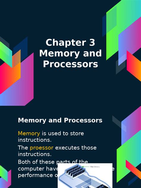Chapter 3 Memory And Processors Pdf Computer Data Storage Read Only Memory