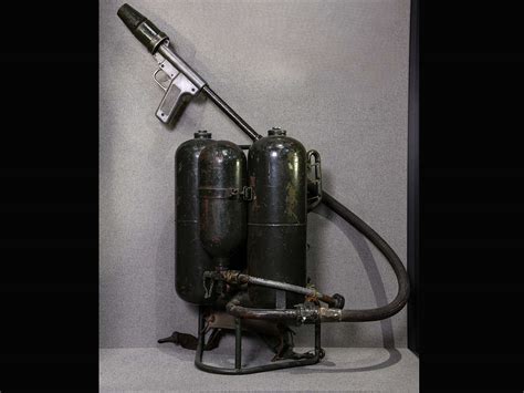 The Defenses Flamethrower National Museum Of The Pacific War