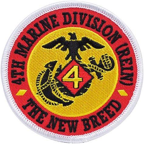 Usmc 4th Marine Division The New Breed Patch Devil Dog Depot