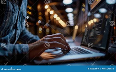 man coding on laptop in dark room stock illustration illustration of