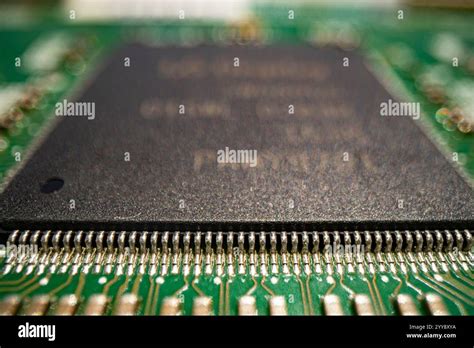 Motherboard Digital Chip Motherboard Close Up Motherboard Electrons Circuit Board With