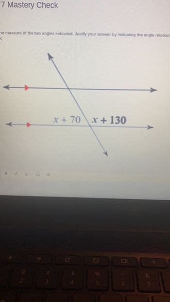 Answered The Measure Of The Two Angles Indicated Justify Your Answer