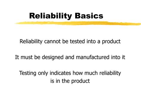 Ppt Reliability Engineering Powerpoint Presentation Free Download