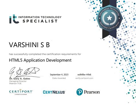 Varshini S B On Linkedin Certification Continuouslearning Professionaldevelopment