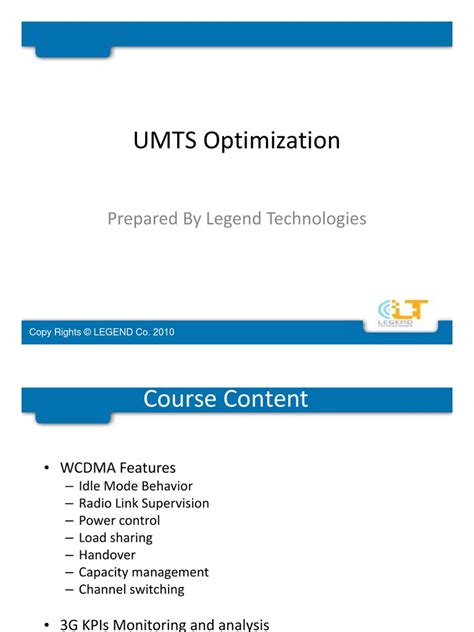 Wcdma Optimization Pdf Computer Network Radio
