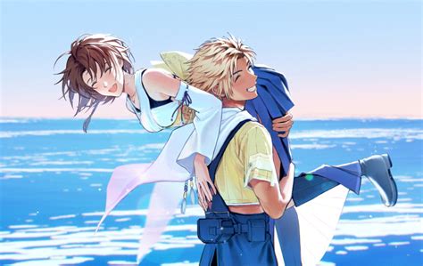 Safebooru 1boy 1girl Black Boots Blonde Hair Blue Skirt Boots Brown