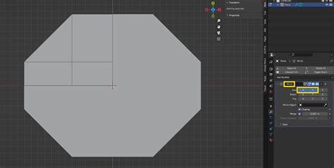 objects is there an easy method to create an 8 sided polygon with