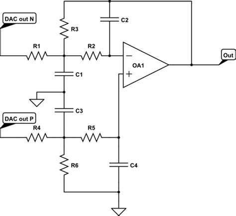 Differential DAC Filter Capacitor Options Electrical Engineering Stack Exchange