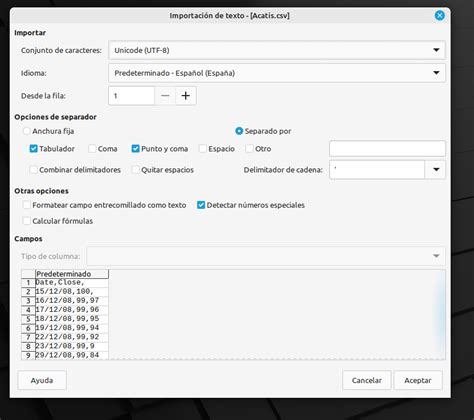 Python 3x ¿cómo Puedo Abrir Esta Hoja De Libreoffice De Modo Que Muestre Dos Columnas Date