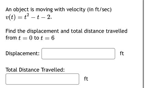 solved an object is moving with velocity in