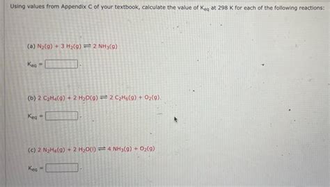 Using values from Appendix C of your textbook, | Chegg.com