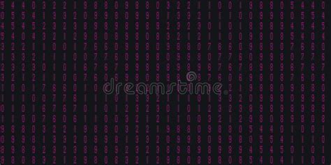 Pink Cyberspace Texture Numeric Binary Creative Surface Numeral Tech