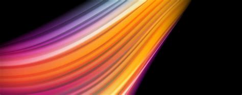 추상 파 라인은 검은 배경에 무지개 스타일의 색상 줄무늬를 액체 프리 젠 테이 션 응용 프로그램 배경 화면 배너 또는 포스터에