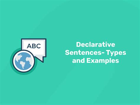 Declarative Sentences Types And Examples Entri Blog