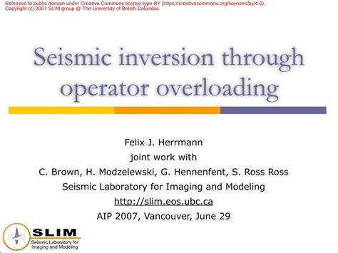(PDF) Seismic inversion through operator overloading - DOKUMEN.TIPS