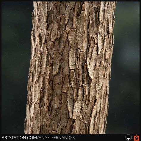 Tree Bark Material Substance FlippedNormals Tree Bark Material Substance FlippedNormals