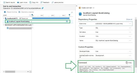 how to track application dependencies using application insights