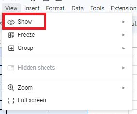 How To Hide Gridlines In Google Sheets