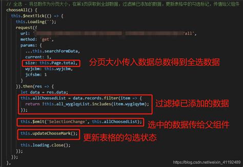 Element Ui 表格翻页全选elementui隔页全选 Csdn博客