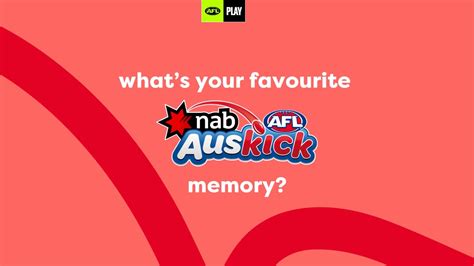 Nab Afl Auskick Footy Memories Play Afl