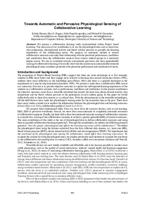 Pdf Towards Automatic And Pervasive Physiological Sensing Of