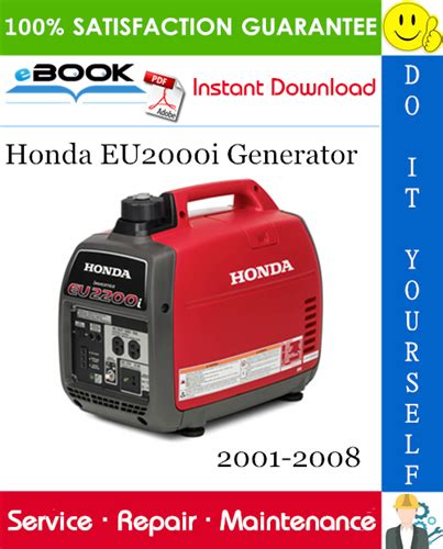 Honda EU2000i Generator Service Repair Manual 2001-2008 Download – PDF Download