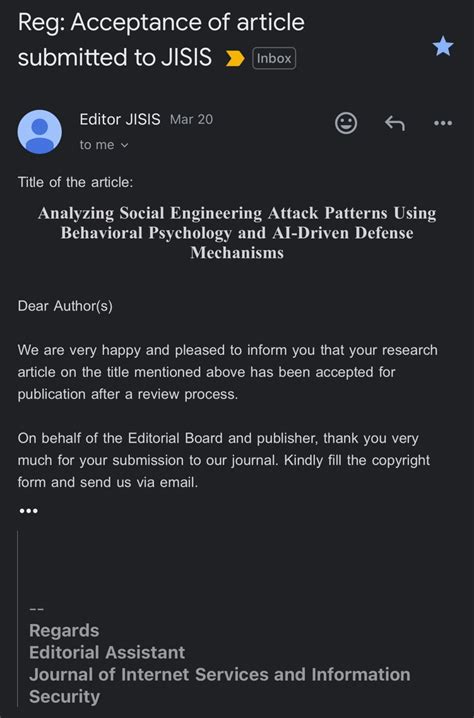 Cybersecurity Jisis Research Ai Machinelearning Akash Parasumanna Sridhar 15 Comments