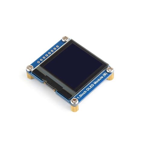 1 5inch oled display module 128×128 resolution spi i2c communication black white display