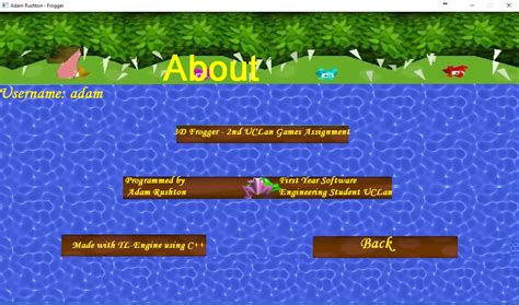 Github Adamrushtonfrogger Game C Using Tl Engine Github Adamrushtonfrogger Game C Using Tl Engine