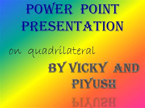 Quadrilateral Ppt