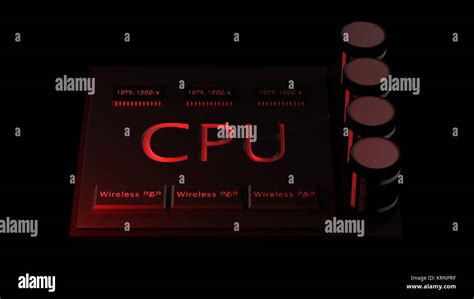 3d Rendering Central Computer Processors Cpu Concept Technology