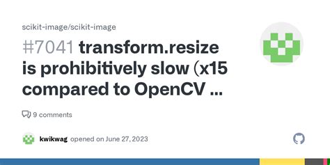 Transformresize Is Prohibitively Slow X15 Compared To Opencv Or Pil