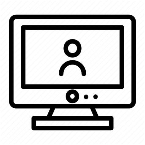 Computing User Screen Monitor Computer Icon Download On Iconfinder