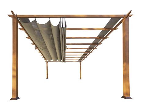 Paragon Outdoor Florence 11x16 Aluminum Pergola Canadian Sand [pr16wd1s]