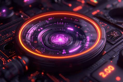 Corporate Data Analysis With Colorful Digital Charts And Graphs Illuminated In A Modern