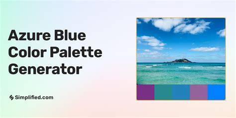 Generate Azure Blue Color Palette In Seconds Generate Azure Blue Color Palette In Seconds