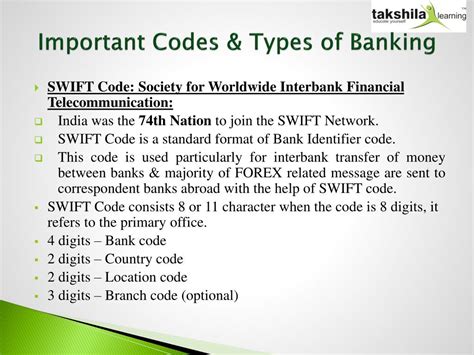 PPT Important Codes Types Of Banking PowerPoint Presentation Free Download ID 7949168