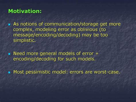 Error Correcting Codes Ppt Download