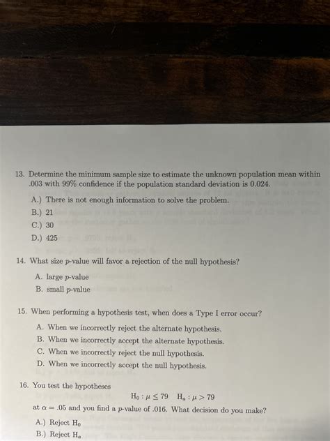 Determine The Minimum Sample Size To StudyX