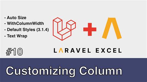 Laravel Excel Column Customization YouTube