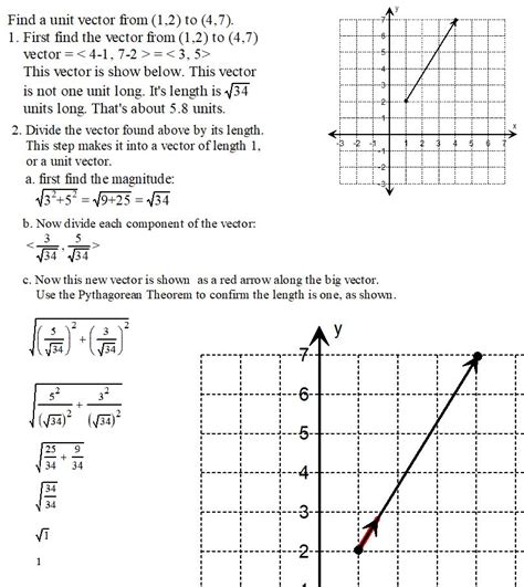 How To Find Unit Vector From Two Points
