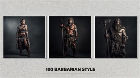 Artstation 100 Barbarian Style 4k Artworks