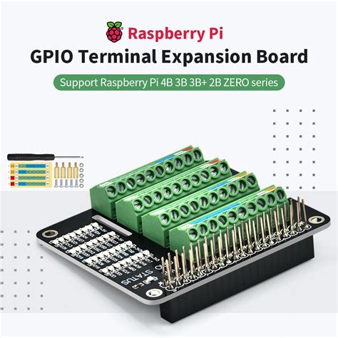 Raspberry Pi Gpio Terminal Expansion Board Support Raspberry Pi 4b 3b