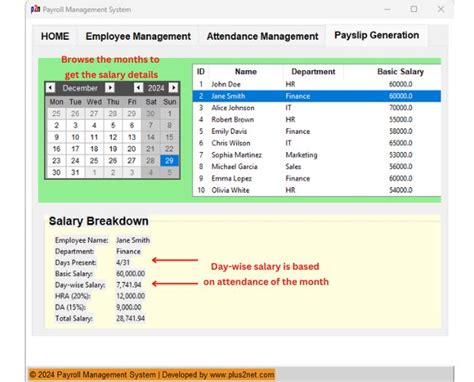 payroll payslip generation system with tkinter