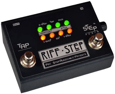 Riff Step DigiTech Whammy Enhancer StepAudio Net Patented Pedals